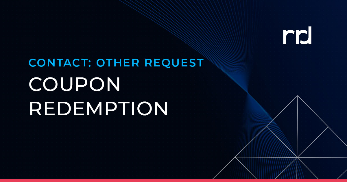 Contacts for Coupon Redemption | RRD