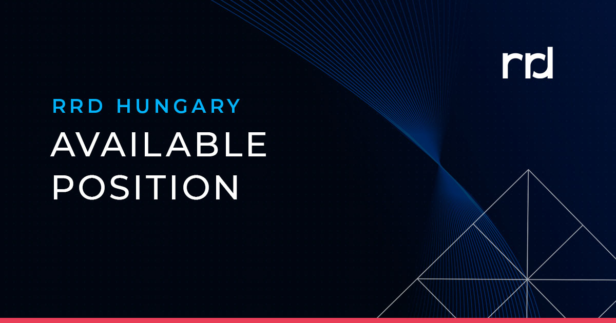 Machine operator - Job description | RRD Hungary