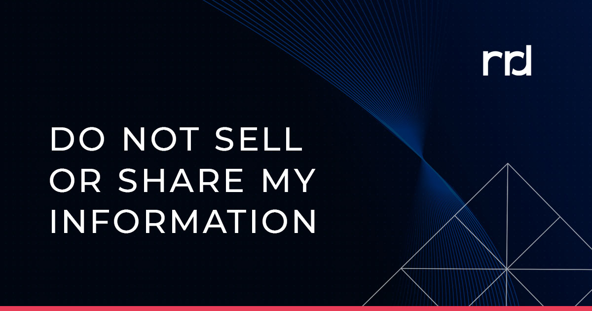Do Not Sell or Share My Information | RRD