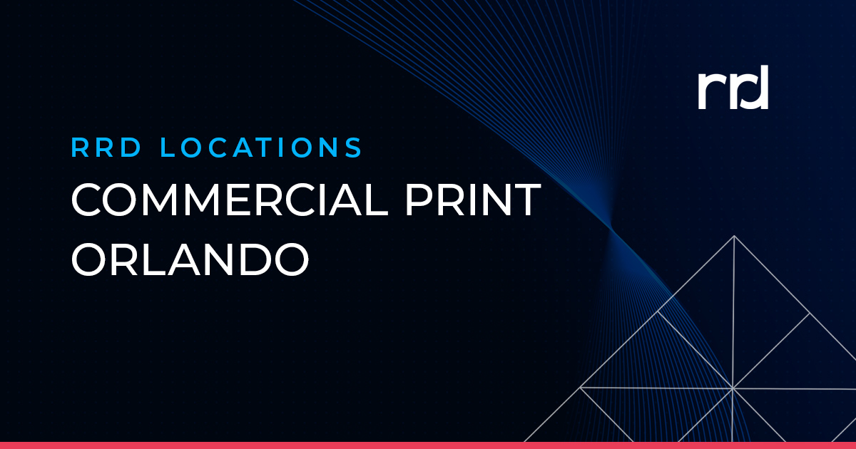 RRD Orlando | Commercial Print | RRD
