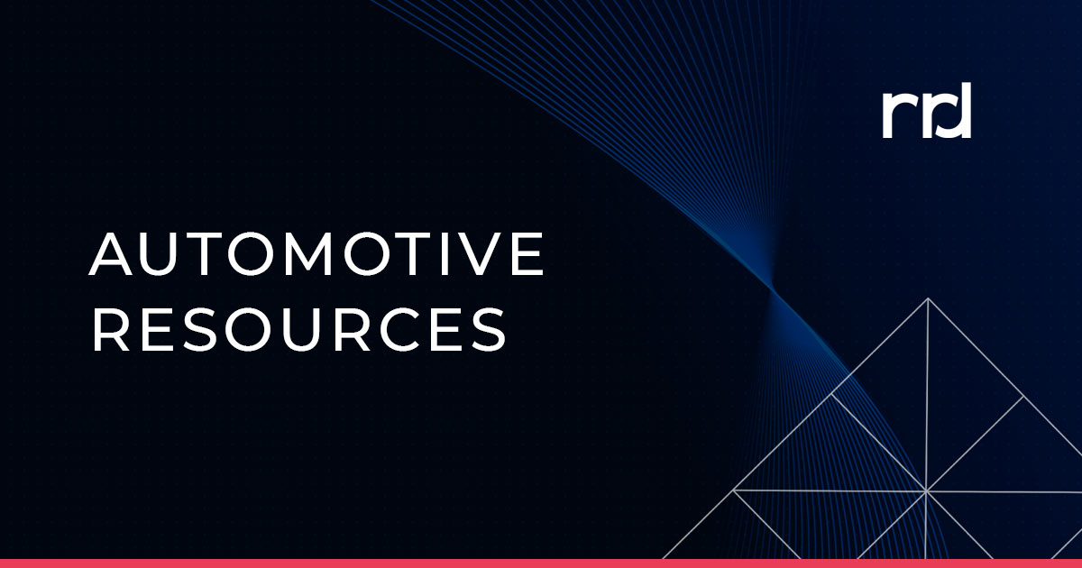 Automotive Transportation resources and insights from RRD | RRD