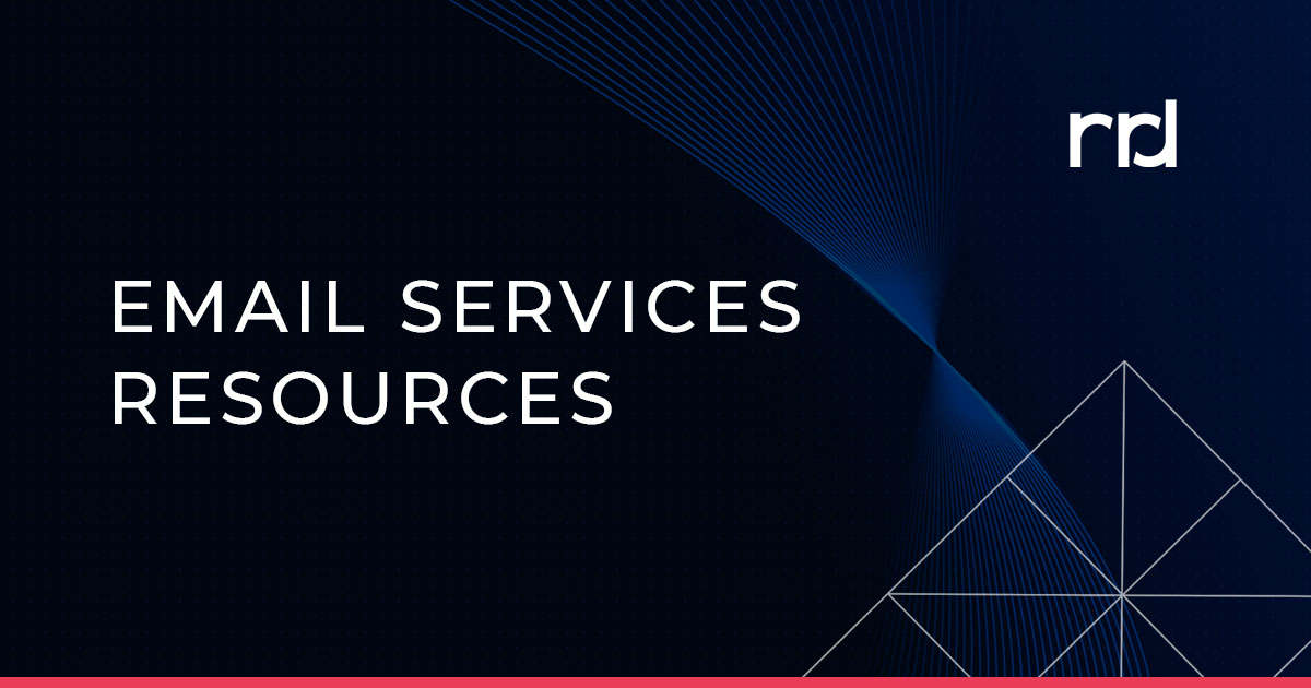 Digital Email resources and insights from RRD | RRD