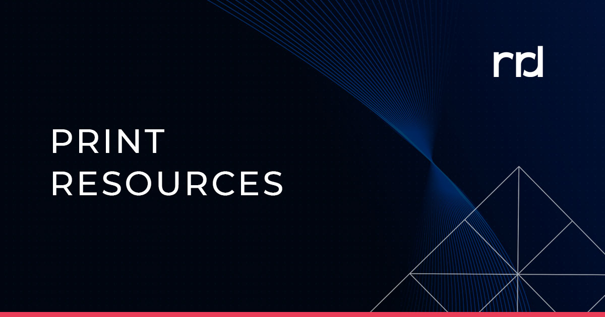 Print resources and insights from RRD | RRD